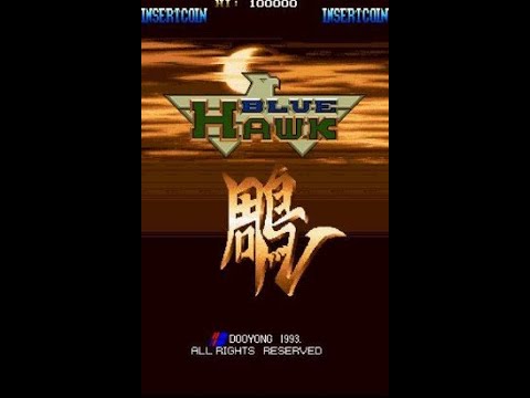 Blue Hawk (1993) - Arcade MAME - YouTube