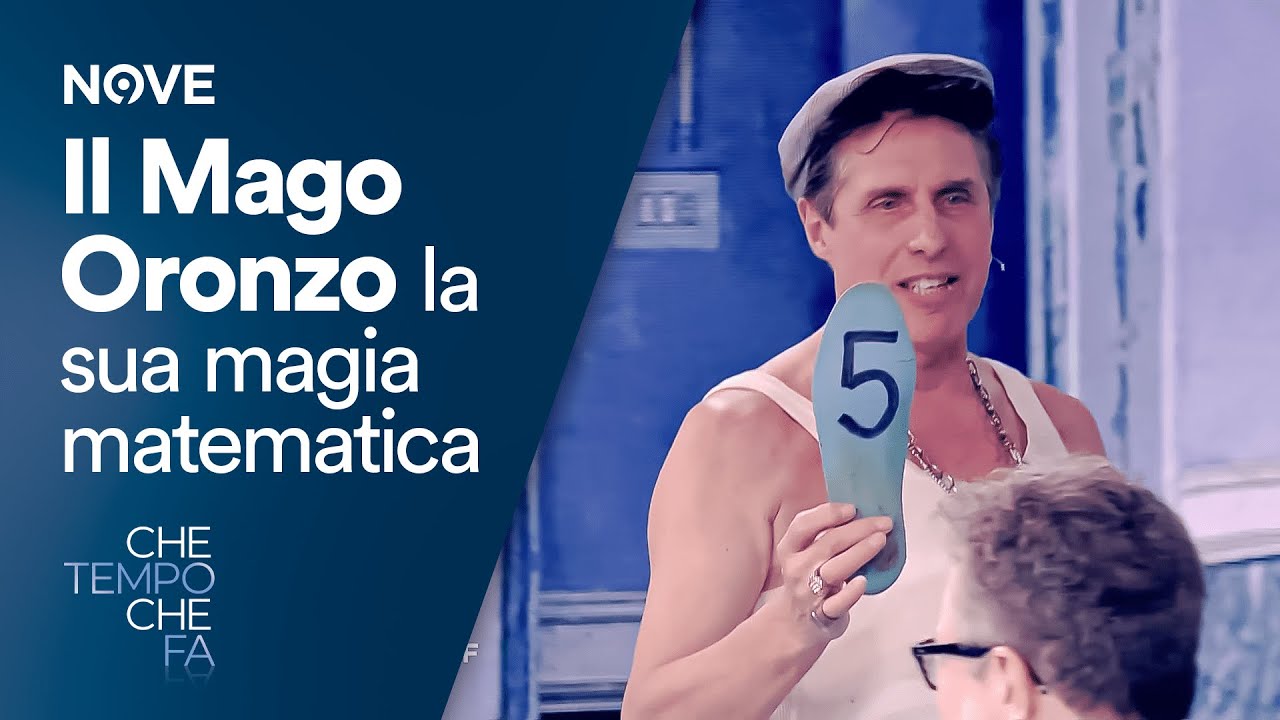 Che tempo che fa | Il Mago Oronzo aka Raul Cremona e la sua magia ...