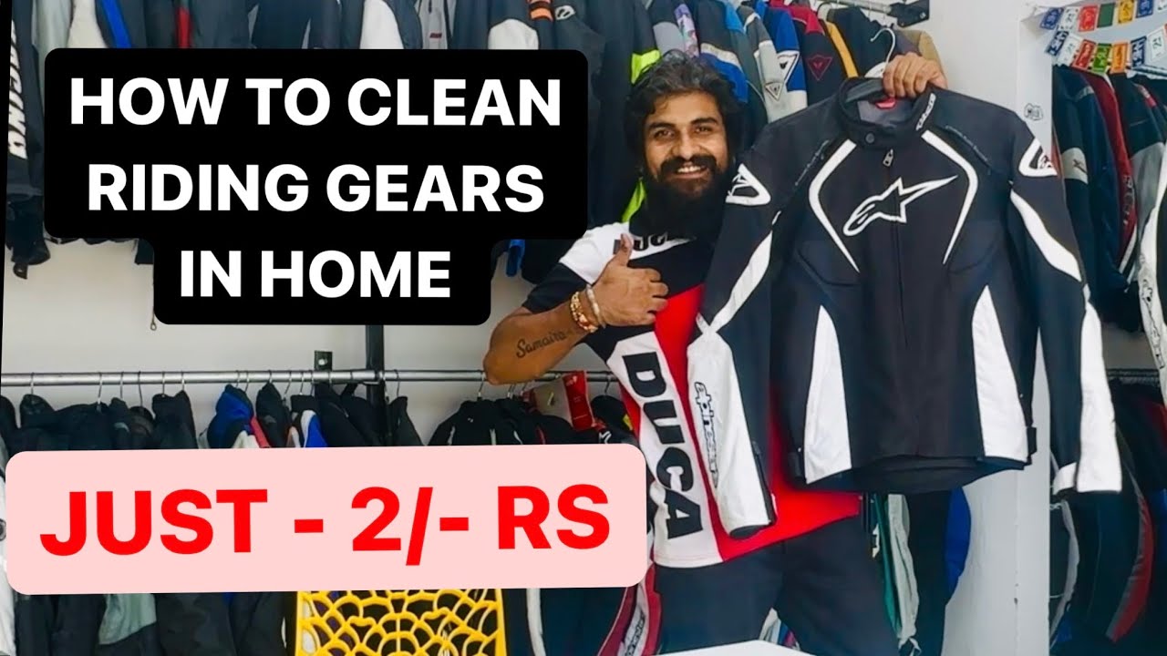Only in 2/- RS HOW TO CLEAN RIDING GEARS IN #motogearshouse # ...
