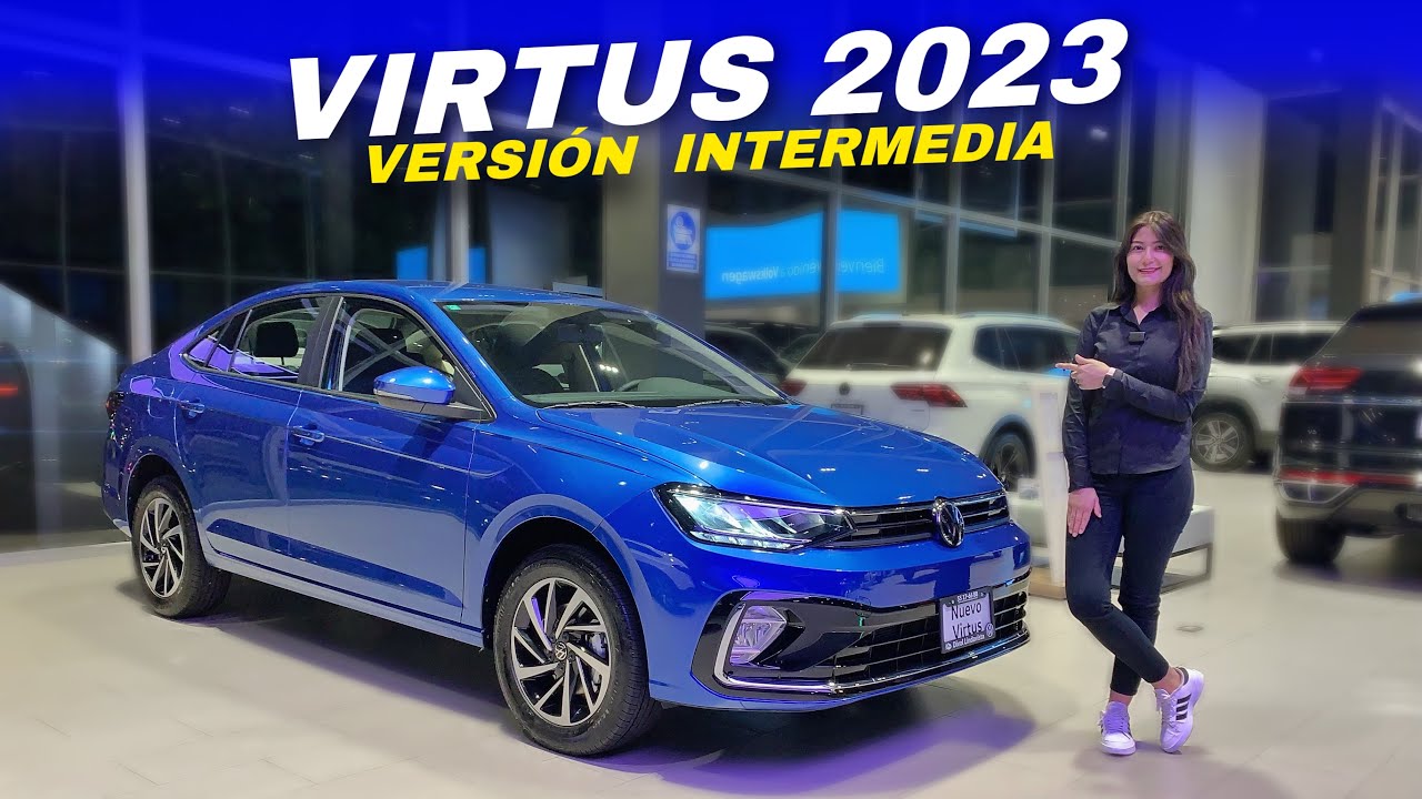 NUEVO Virtus Comfortline 2023 - Azul Rising de lo más atractivo. - YouTube