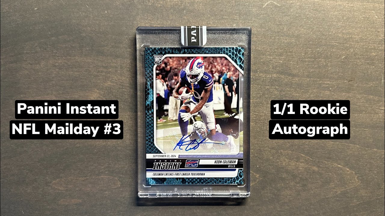 Panini Instant NFL Mailday #3 - Biggest Rookie Pickup Yet! - YouTube