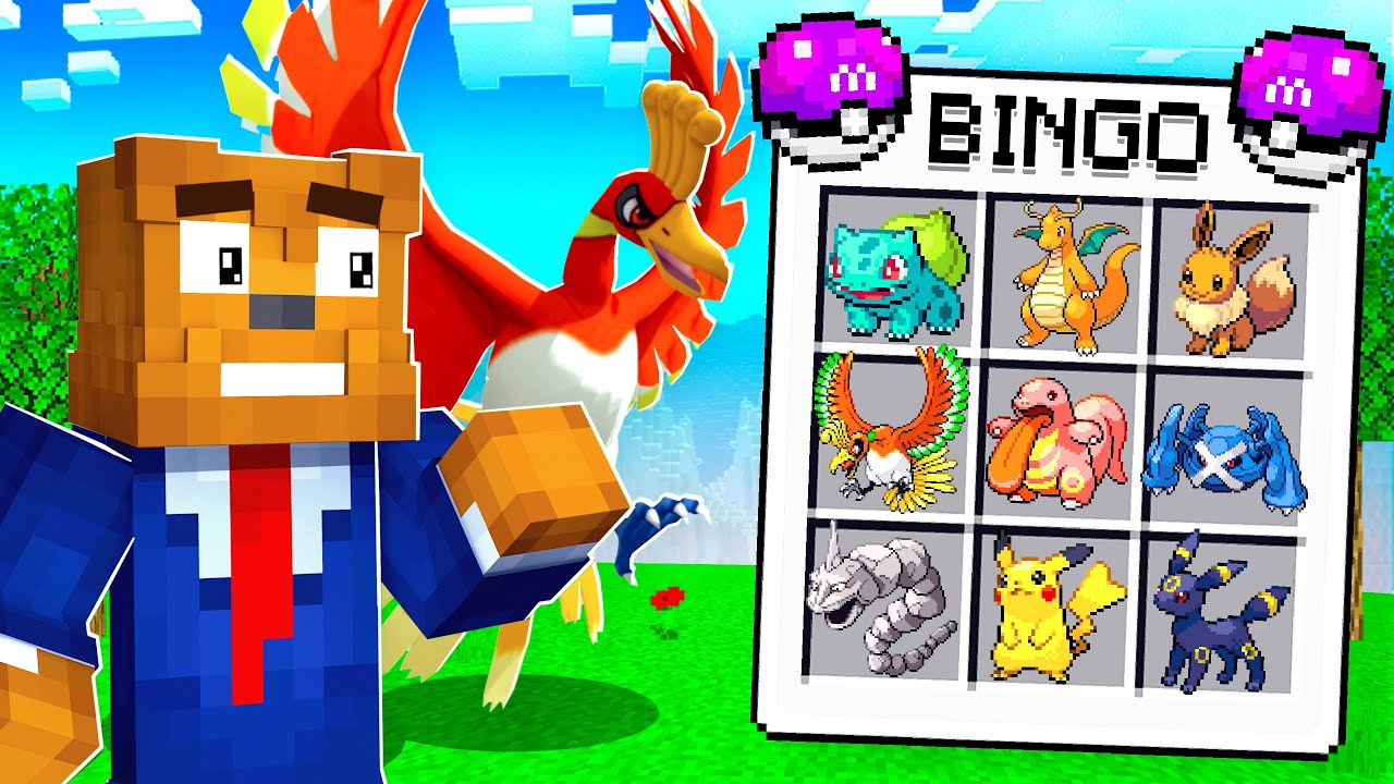 Catching A LEGENDARY BINGO CARD In Minecraft Pixelmon - YouTube