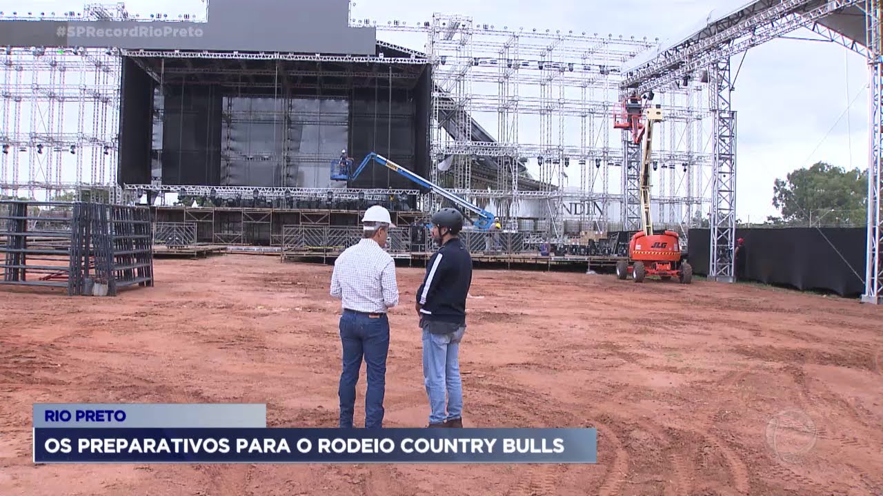 Os preparativos para o Rodeio Country Bulls em Rio Preto - YouTube