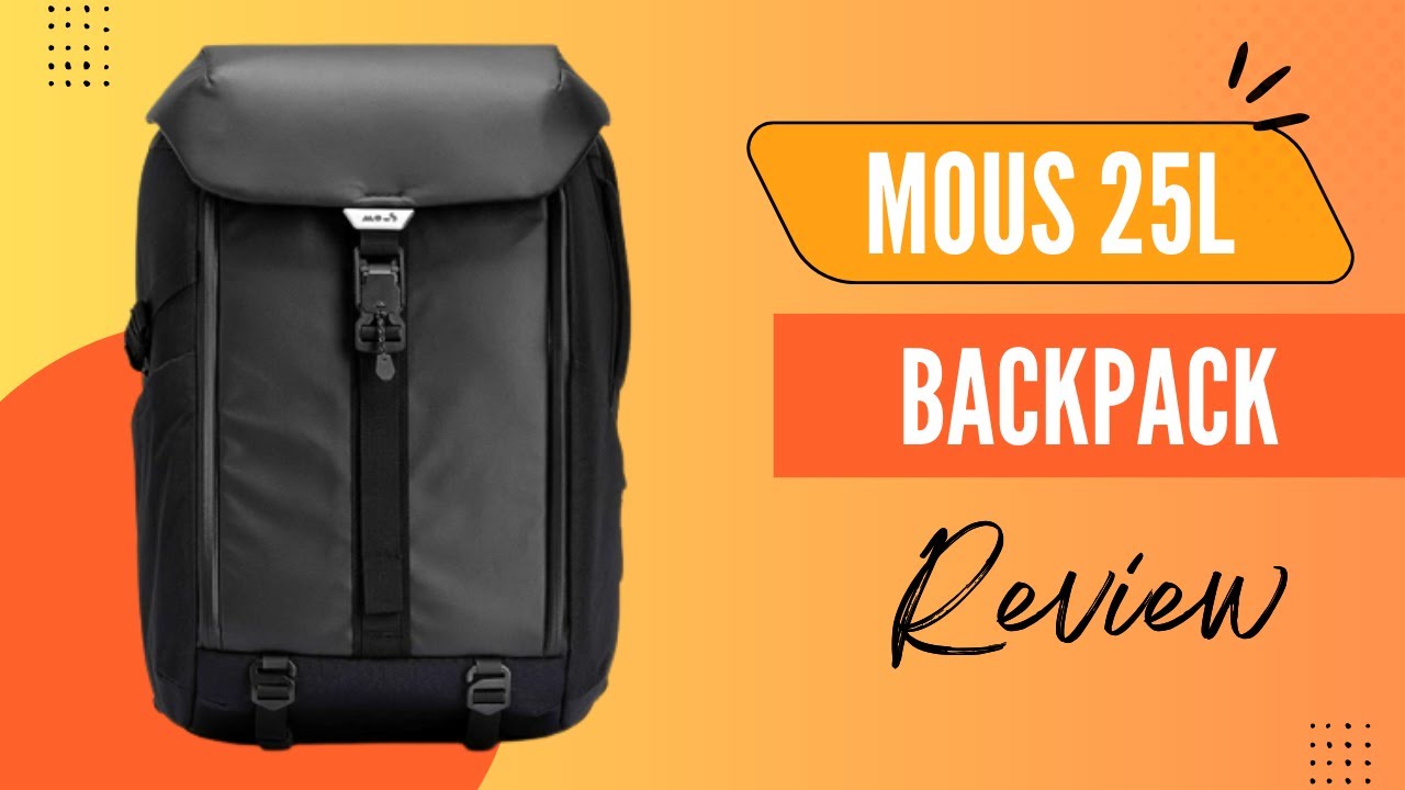 Mous 25L backpack Review - YouTube