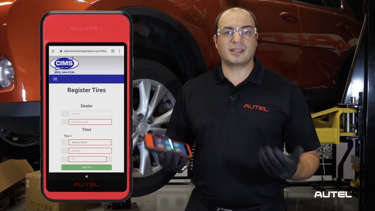 Integrated DOT Tire Registration on the Autel ITS600 TPMS Service ...