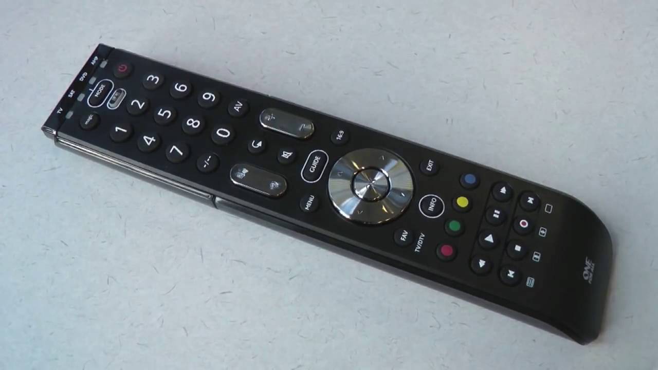 Universal Remote Control URC 7120 7130 7140 Essence Combi - YouTube