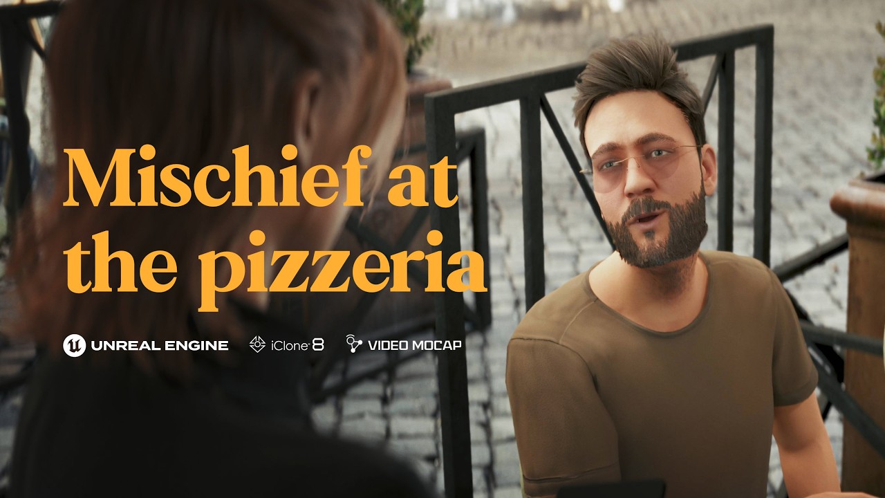 Mischief at the Pizzeria - NEW Video Mocap Plugin Cinematic - YouTube