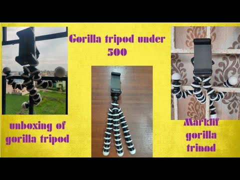 Unboxing of Marklif gorilla tripod / gorilla tripod under ₹500 - YouTube