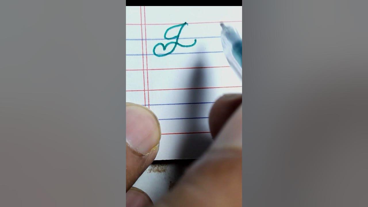 how to write J, j in cursive writing #cursive #calligraphy #handwriting ...