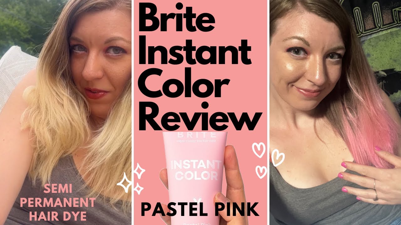 BRITE Brand “Instant Color” Semi Permanent Hair Dye Product Review ...
