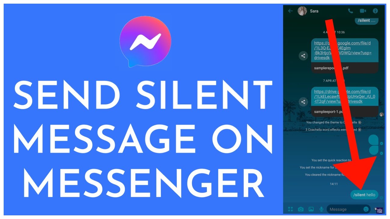 How To Send Silent Message on Messenger (2023) - YouTube