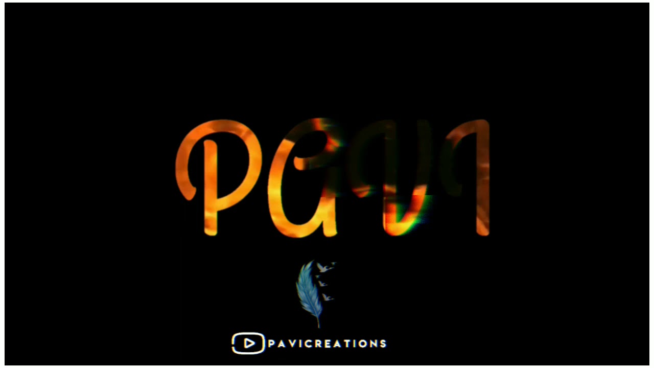 Name Editing #PAVI@CREATION - YouTube