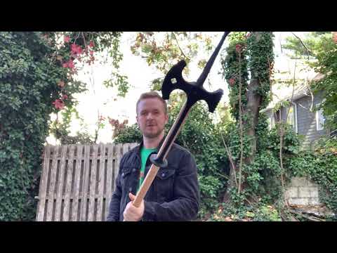 Black Armoury Poleaxe / Halberd Trainer - YouTube