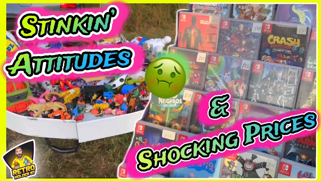 More than I bargained for.. on this car boot toy hunt - YouTube