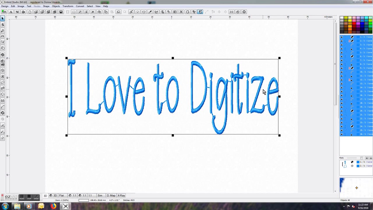 Embird Tutorial - How to load True Type Fonts for font engine - YouTube