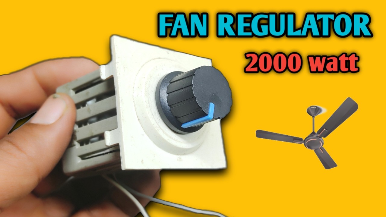 Homemade smoothly working 2000 watt regulator - YouTube