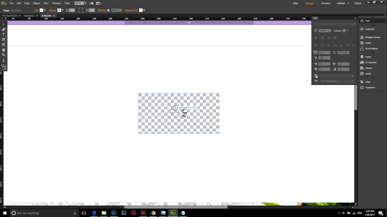 how to insert html in adobe muse cc - YouTube