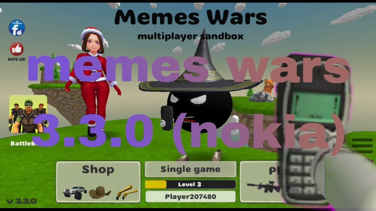 Você sabia que o memes wars versão 3.3.0 tinha um nokia ao inves de uma ...