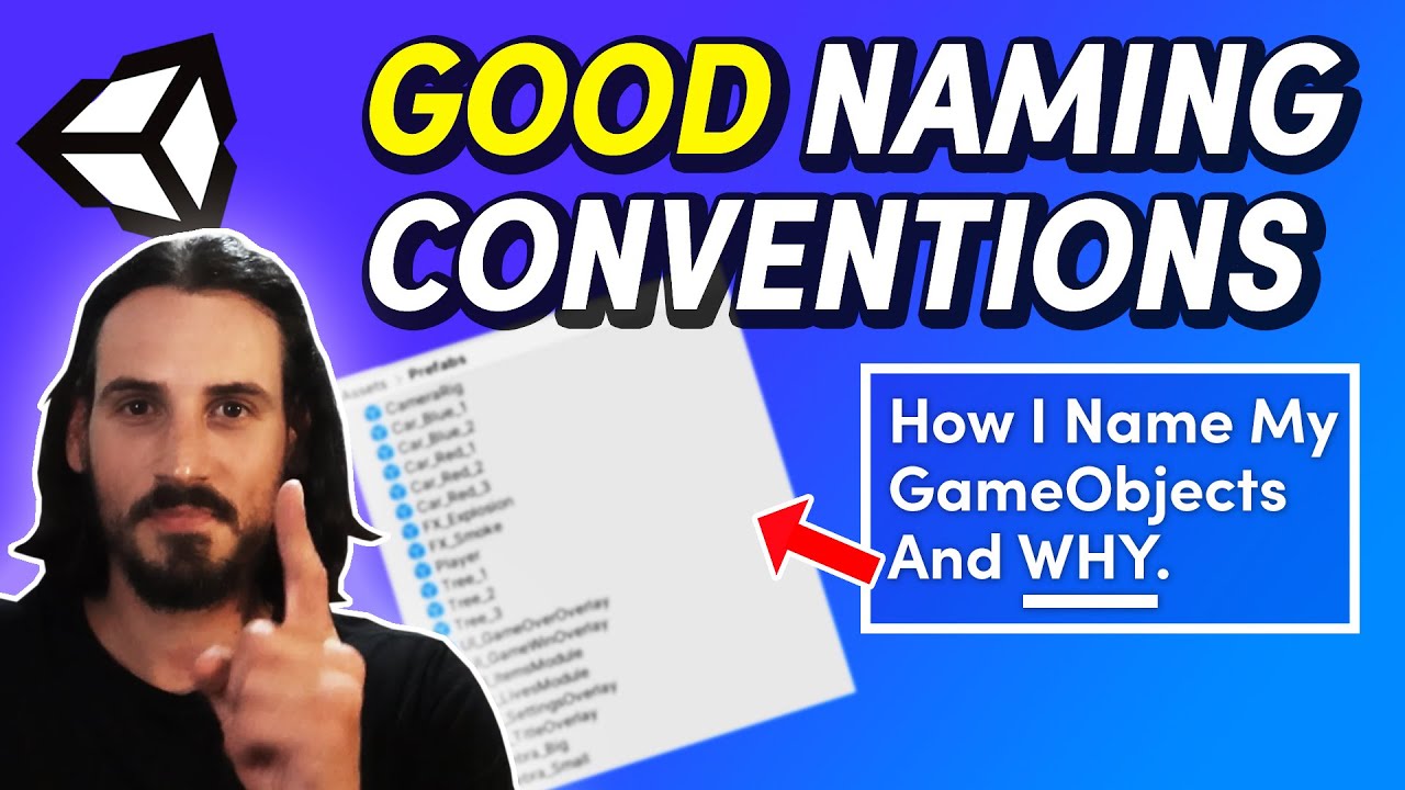 A Good Way to Name Game Objects in Unity - YouTube