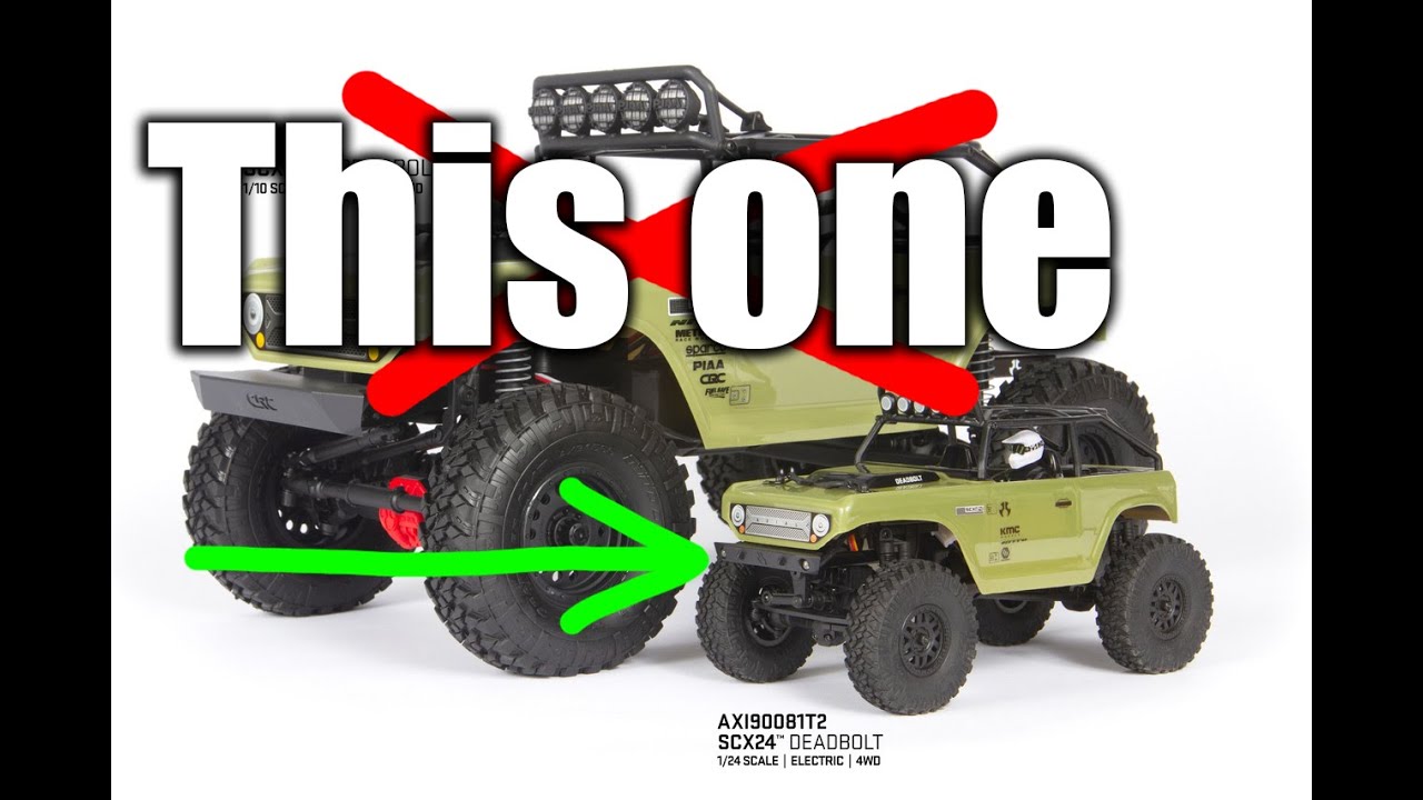 Why you should buy a 24th Scale RC Crawler like a SCX24 or FCX24 - YouTube