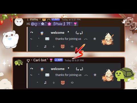 Mimu vs Carl | Which Bot is Better for Welcome Message - YouTube