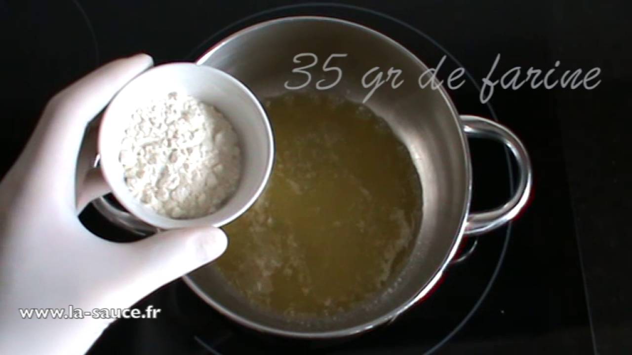 Recette roux blanc - YouTube