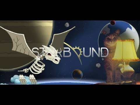 Starbound.Замок и дракон [dragon] - YouTube