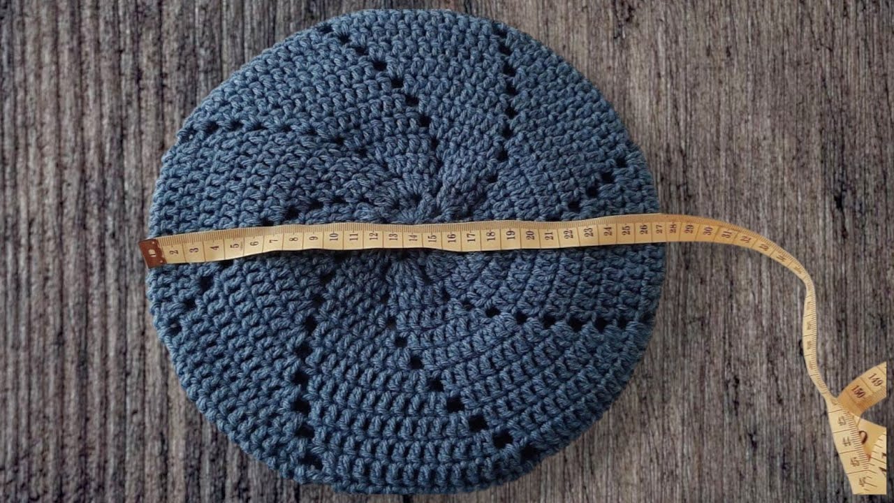 EASY TO FOLLOW TUTORIAL | Crochet beret | beginner friendly - YouTube