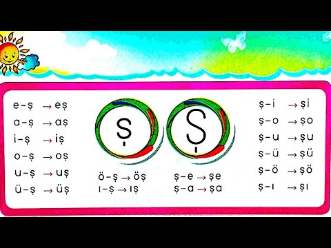 1 sınıf okuma yazma çalışması /ş harfi ile diğer kelimeleri birleştirmeyi öğrenme/ okuma yazma çalış