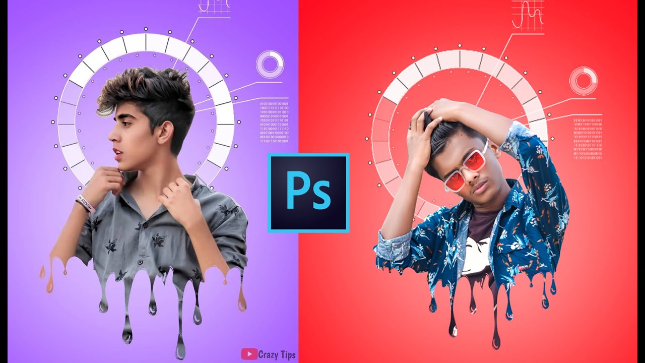Photoshop New Dripping Effect | Photoshop Editing Tutorial 2020 | How ...