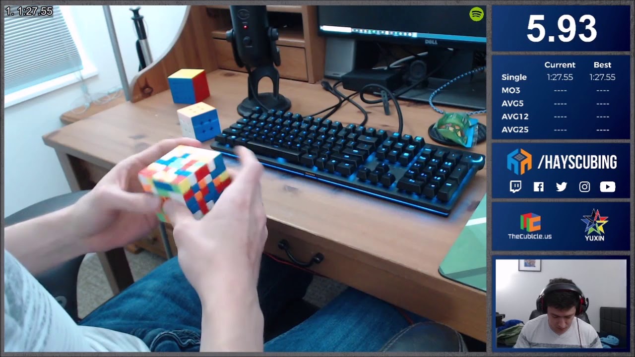 Cubing @ Home 1.2 - 1:31.54 6x6 MO3 - YouTube