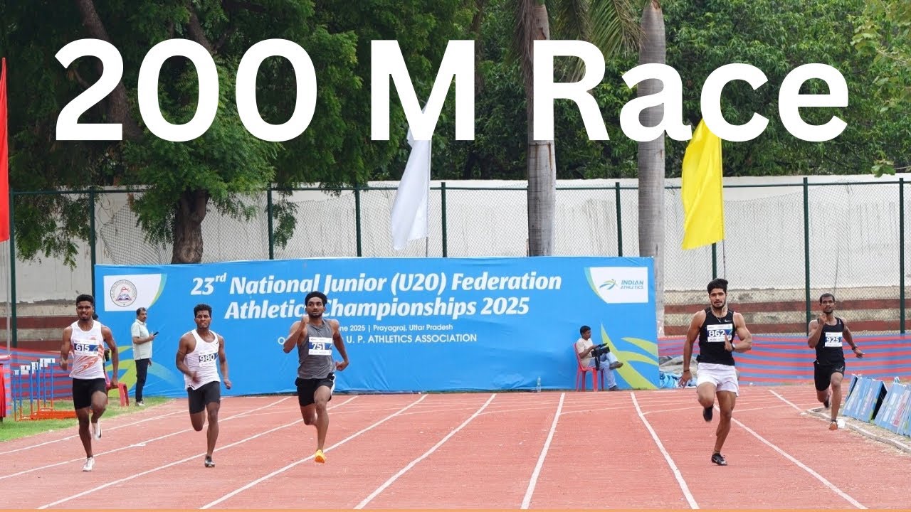 200 M Race Hit Junior Federation Athletic Championship In North Prayag ...