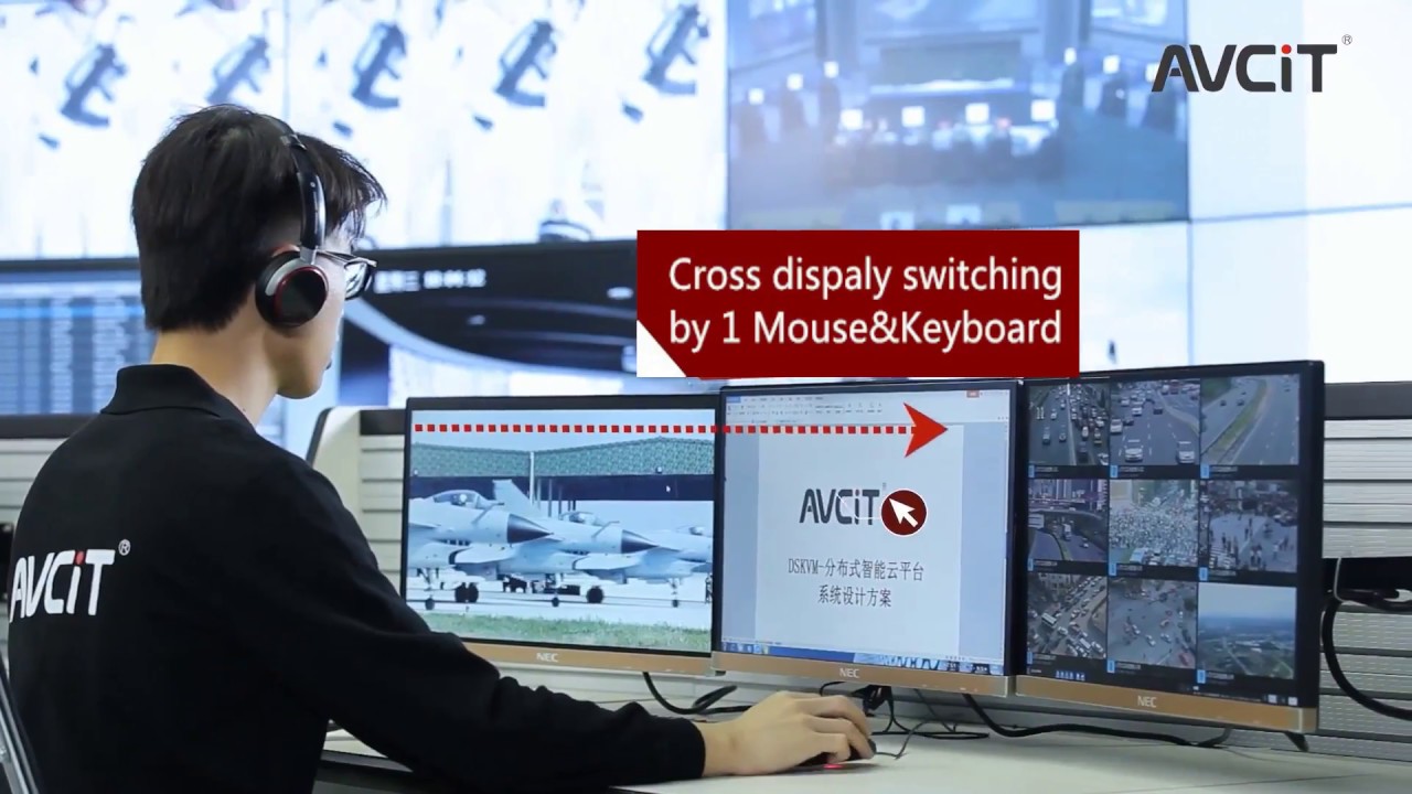 KVM System with visualization and collaboration operation. - YouTube