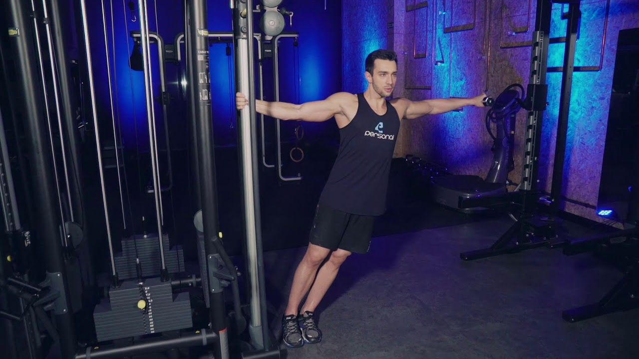 ELEVAÇÃO LATERAL INCLINADO COM HALTER - YouTube