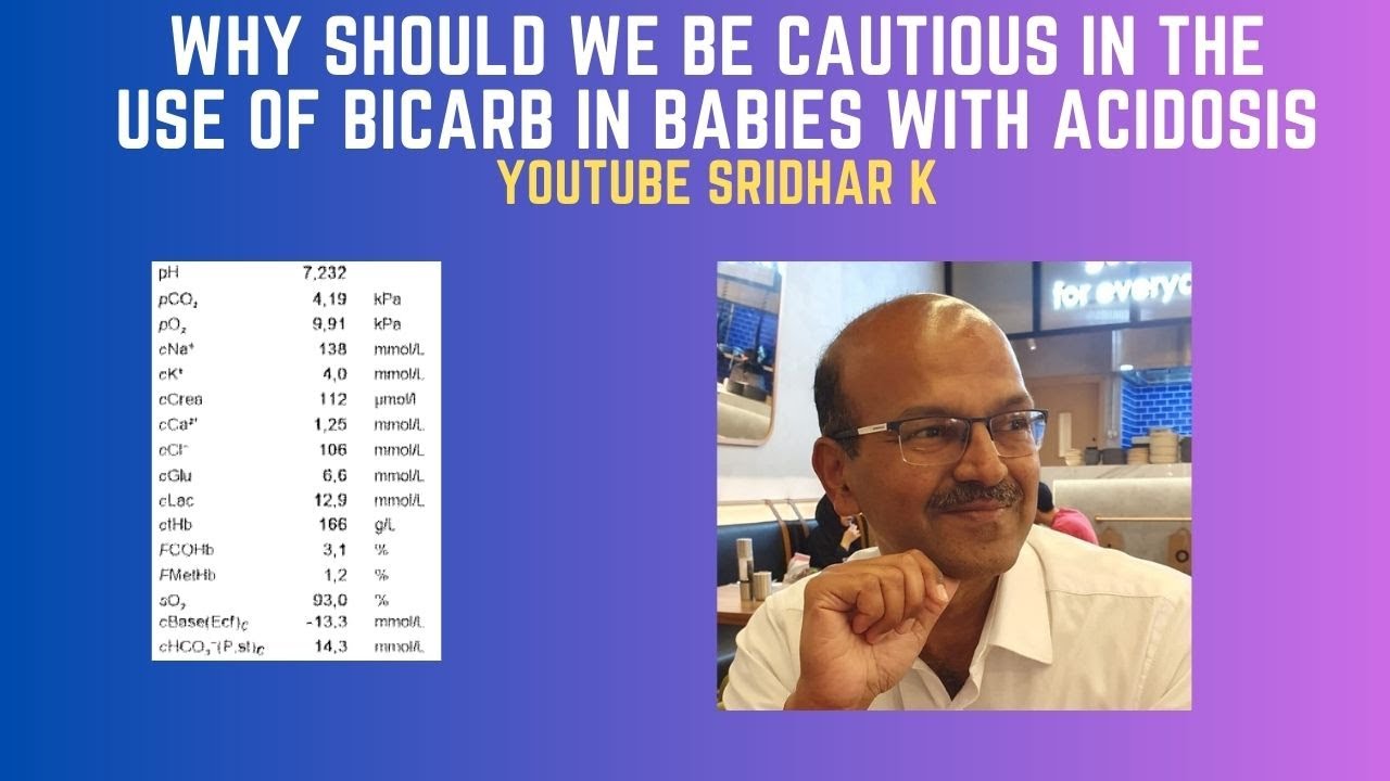 Why should we be cautious in the use of bicarb in acidosis? # ...