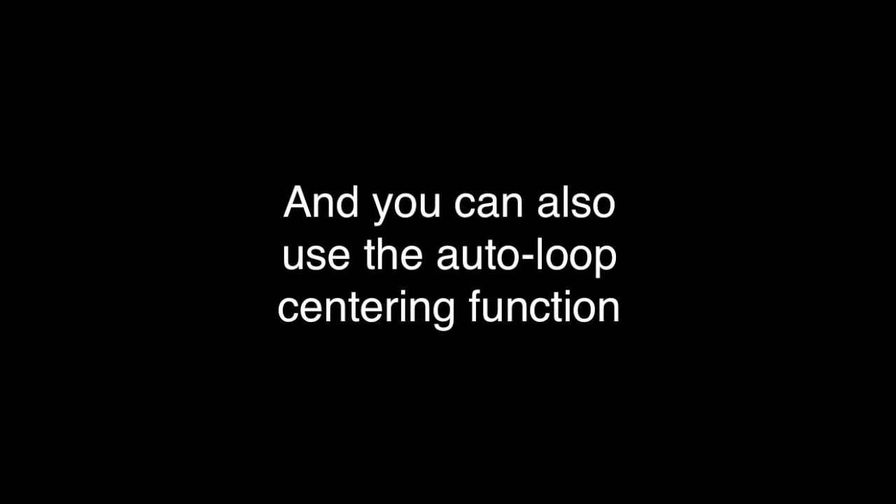 Centering and autocentering in b4. - YouTube