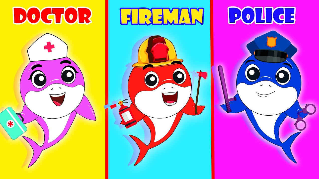 Police, Doctor, Fireman Rescue Team | Kids Songs - YouTube