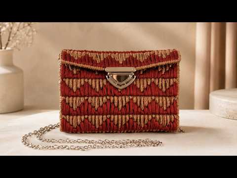 I Made a Designer-Looking Bag from Plastic Canvas! Easy DIY Tutorial