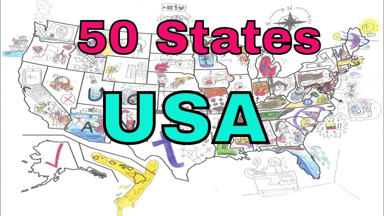 This is How You Can Memorize 50 States of United States of America ...