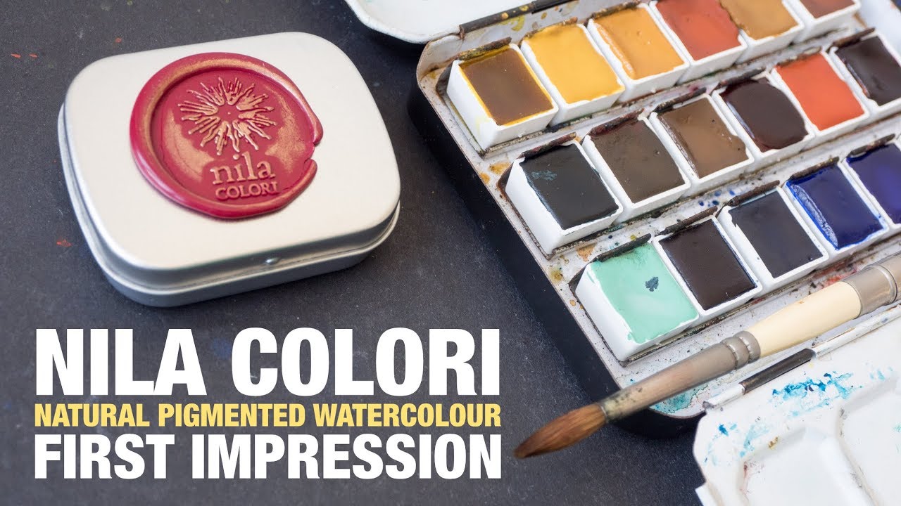 Nila Colori Watercolour First Impression - YouTube