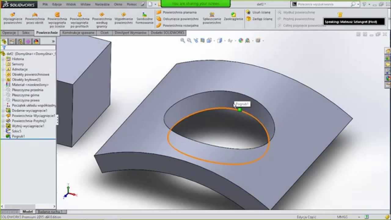 Webinar SOLIDWORKS: Powierzchnie - YouTube