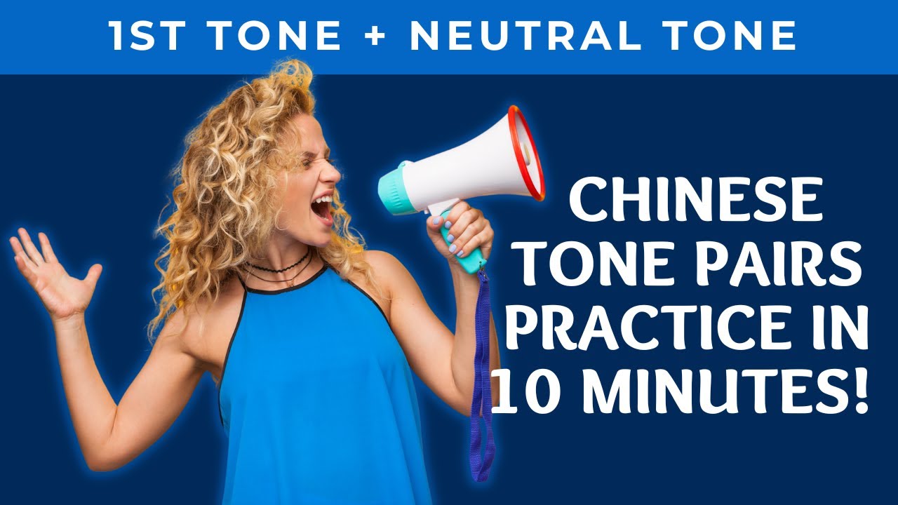 Tone Pairs Practice 1st Tone + Neutral Tone w/ Picture Associations ...