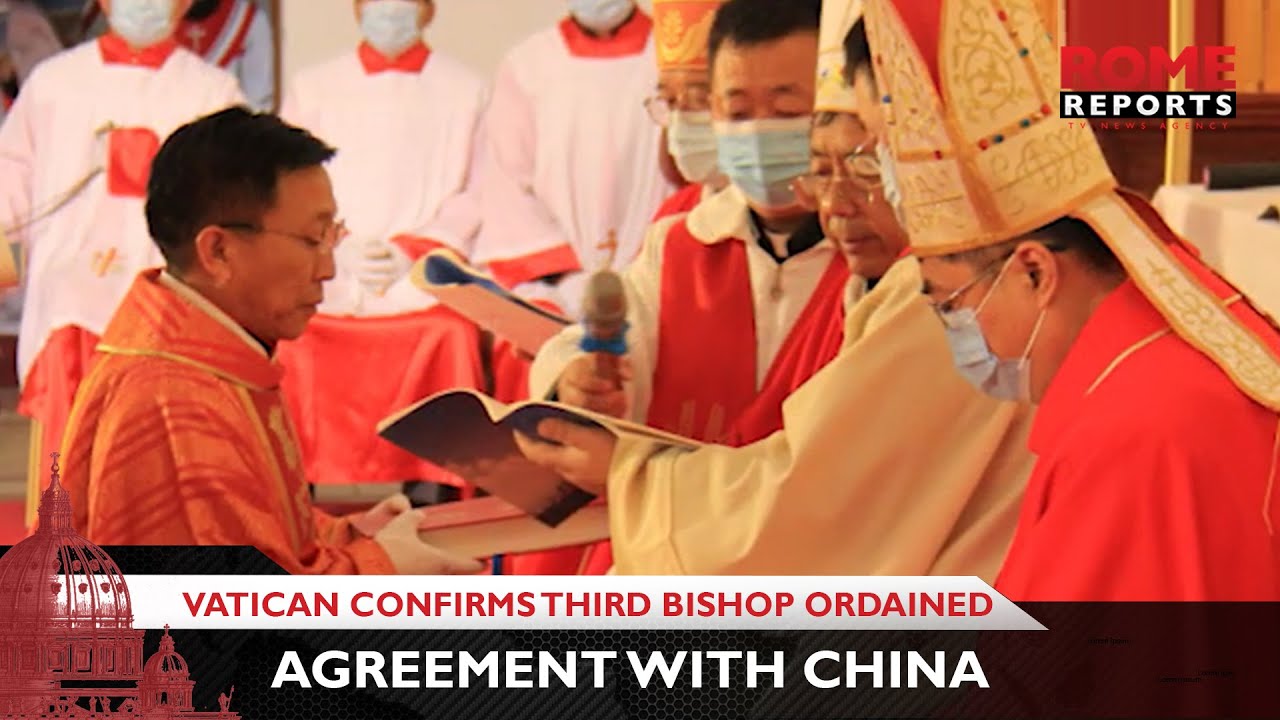 Vatican confirms third bishop ordained under agreement with China - YouTube