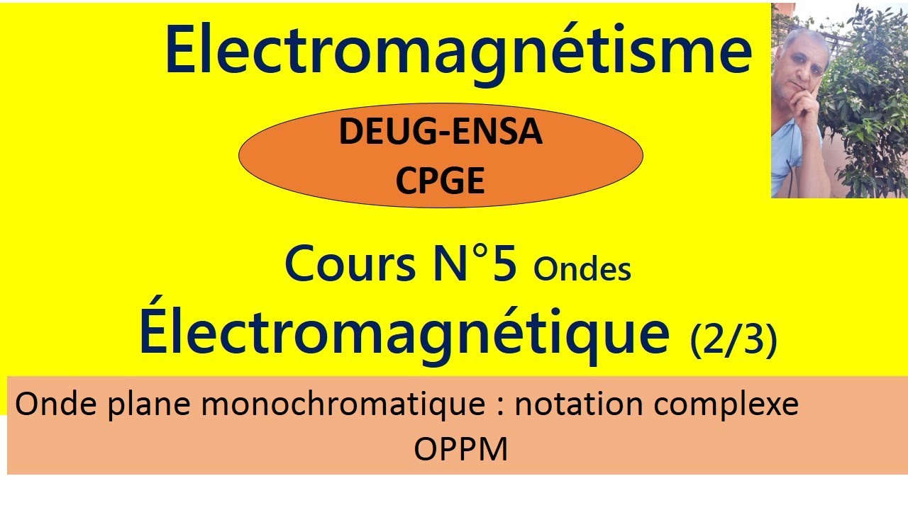 Cours N° 10 Onde électromagnétique(2/3) structure de l'onde - YouTube