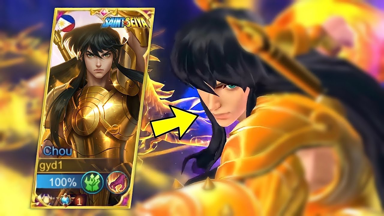 NEW SKIN CHOU SAINT SEIYA IS FREE! THANKS MOONTON! — Mobile Legends ...