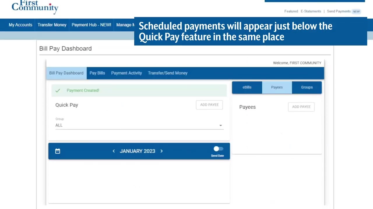 Online And Mobile Banking First Community Credit Union