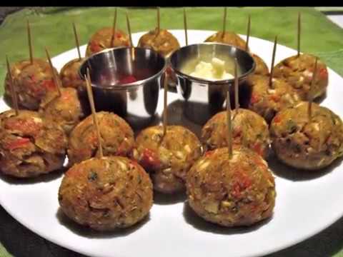 How to make Oven-baked Crab Meatballs / Homemade Crab Meatballs Recipe ...
