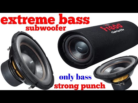 10inch subwoofer ||fredo car bass tube||no1 quality subwoofer. with ...