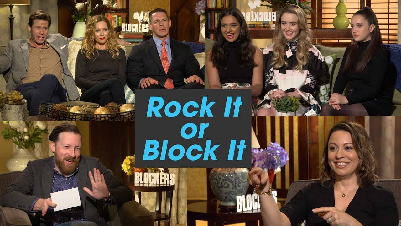 'Blockers' Cast Plays 'Rock It or Block It' - YouTube