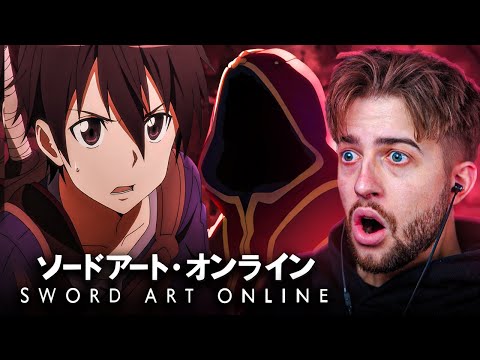 THIS ANIME IS INSANE!! Sword Art Online Episode 1 Reaction